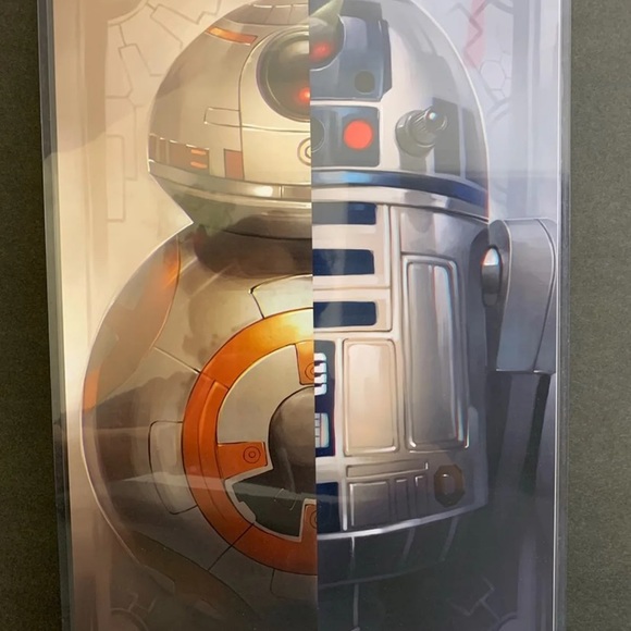 Disney | Wall Decor | Bb8 R2d2 Poster | Poshmark